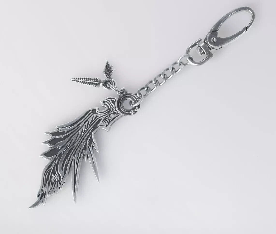 Final Fantasy VII 7 Rebirth Remake Sephiroth One Wing Angel Keychain ...