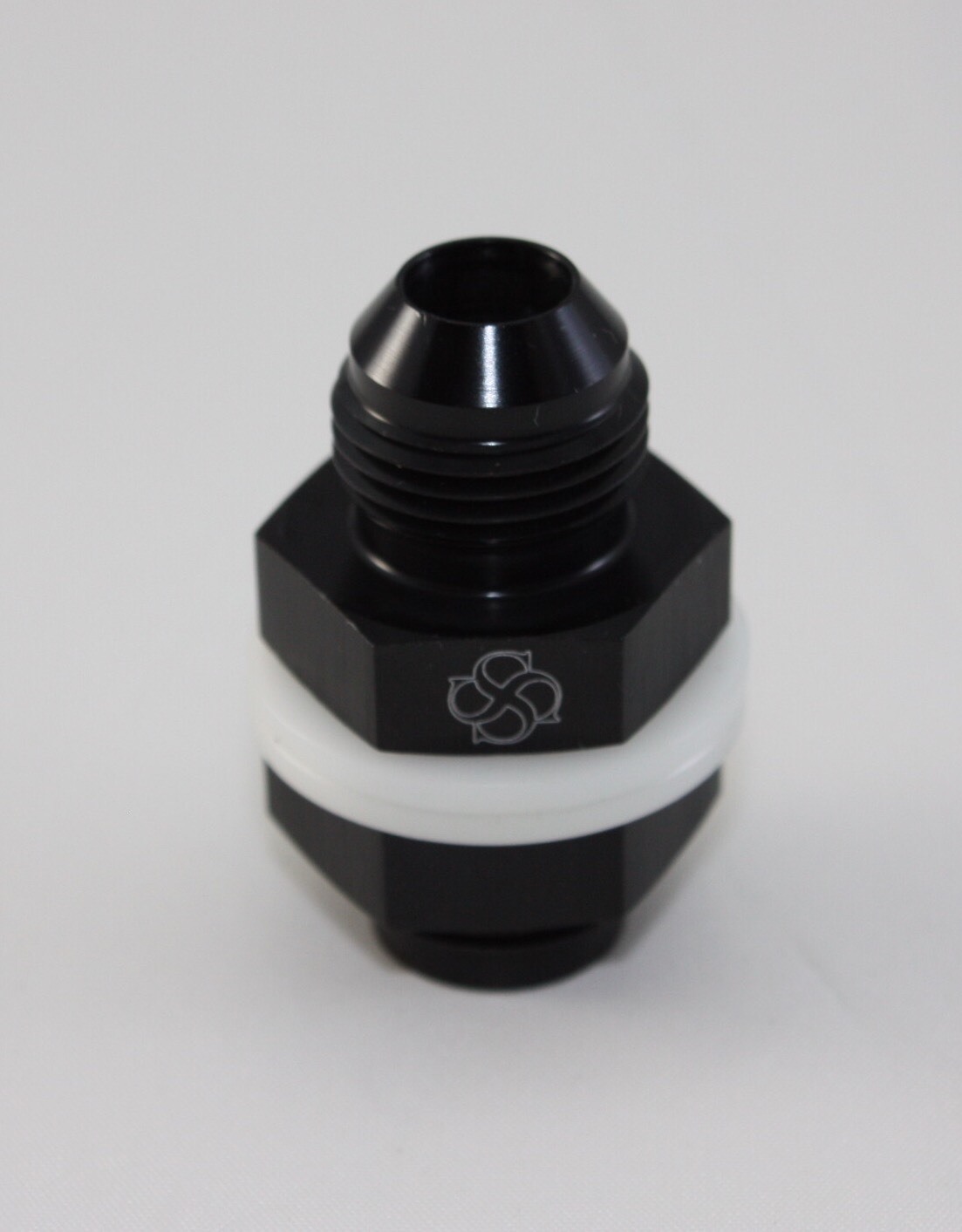 Z66 -8 AN Flare Fuel Cell Fitting With Teflon Washer BLACK | eBay