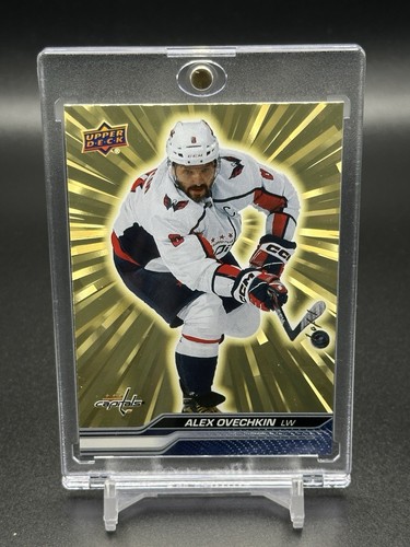 2023-24 OVECHKIN GOLD OUTBURST 1/1 ONE OF ONE GRETZKY CHASE CAPITALS ...