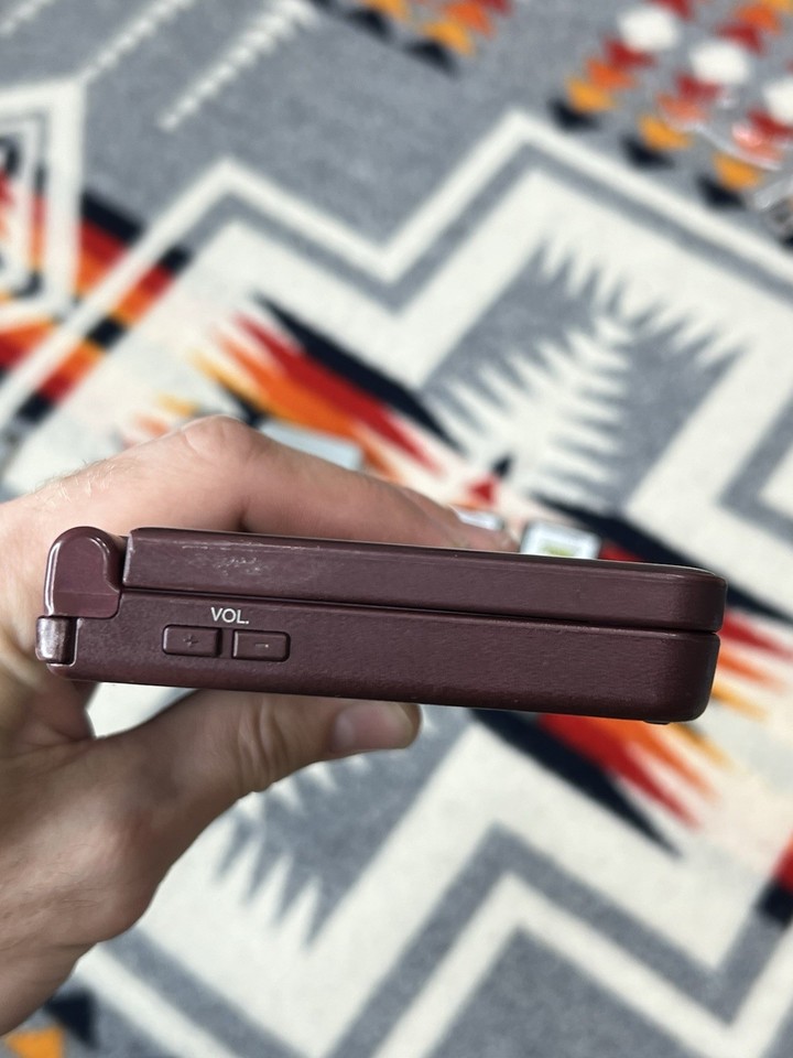 Nintendo DSi XL Maroon Burgundy/ Wine Red Handheld Console Bundle UTL ...