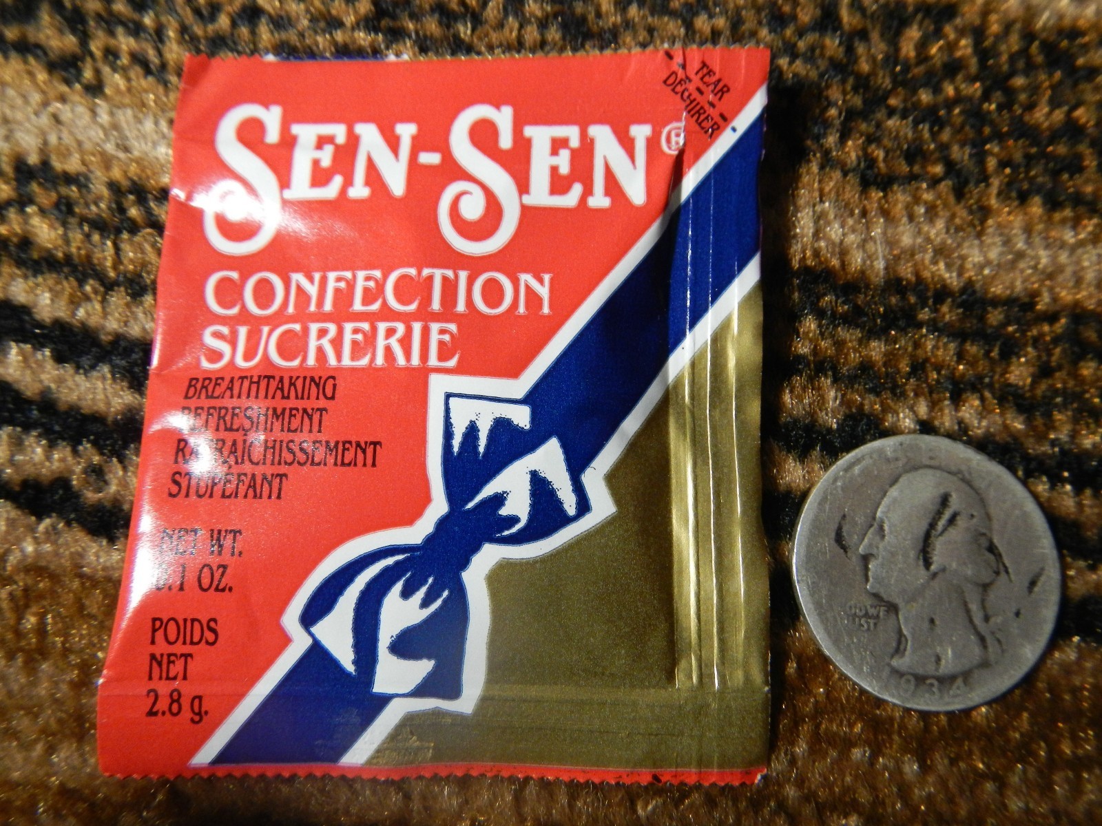 Old Vintage candy Sen Sen mints licorice breath freshener mint 1 one ...