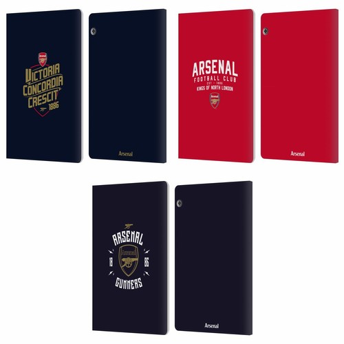 OFFICIAL ARSENAL FC TYPOGRAPHY LEATHER BOOK WALLET CASE FOR HUAWEI ...