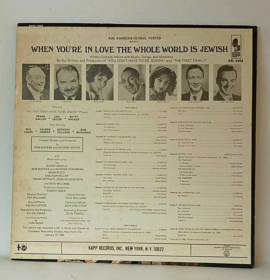 Bob Booker & George Foster - When You're In Love The Whole World Is ...