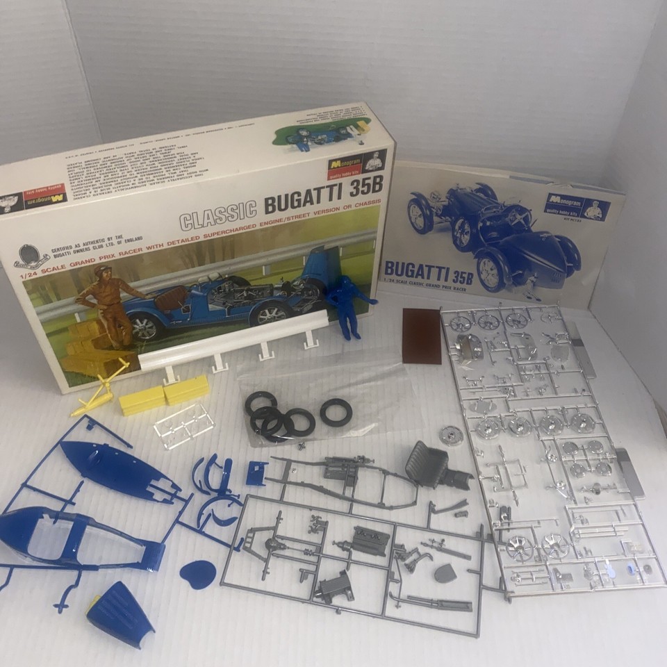 Monogram Classic Bugatti 35B Car model kit | eBay