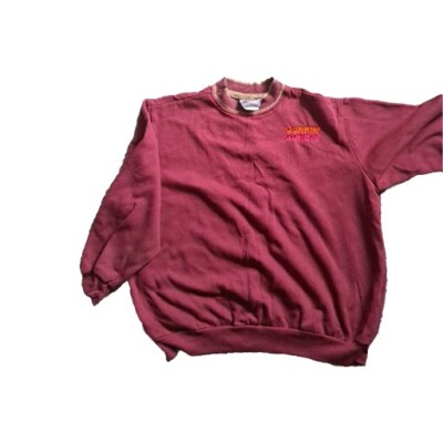 Vintage 90s Dunkin Donuts OFFICIAL employee uniform sweatshirt rare sz ...