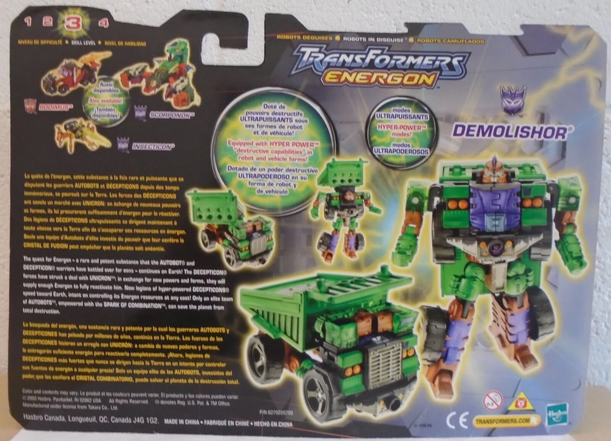 Transformers Energon Decepticons Toys