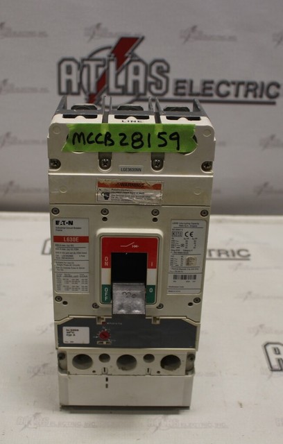 Eaton L630E Industrial 3 Pole 630a Single Phase Circuit Breaker Frame ...