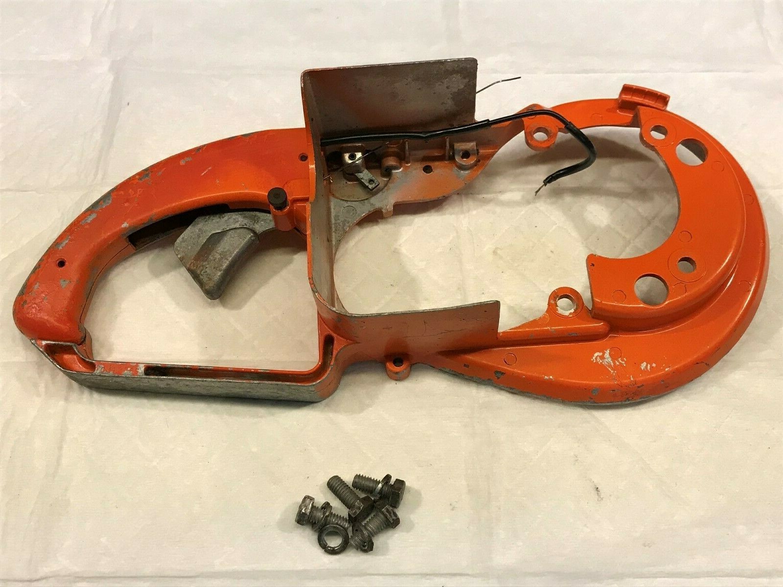 Vintage used WRIGHT CHAINSAW C70 C 70 frame body trigger assembly and ...