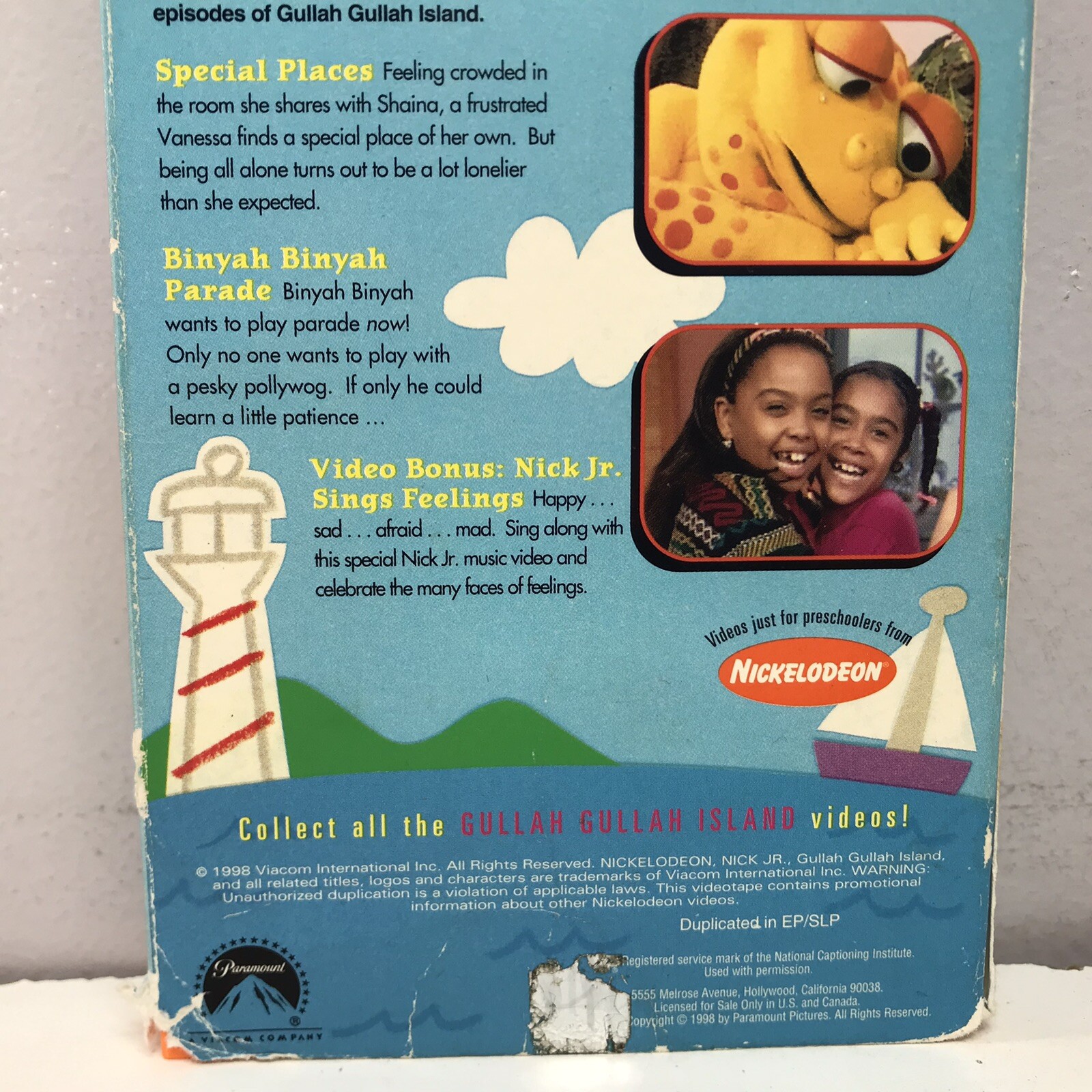 Nick Jr Gullah Gullah Island Feelings Vhs Video Tape Paramount | My XXX ...