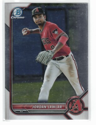 JORDAN LAWLER 2022 Bowman Chrome Prospects Base #BCP-141 Arizona ...