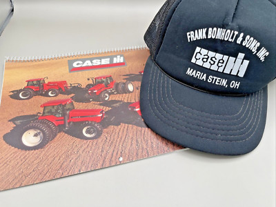 Vintage Case IH Hat Calendar 1997 Frank Bomholt Advertising Farm ...