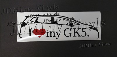 I love my GK5 Sticker decal 15-18 JDM Honda fit jazz | eBay