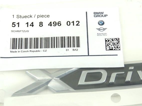 Genuine New BMW XDRIVE 20d DOOR BADGE Side Emblem For X1 F48 X3 F25 X4 ...