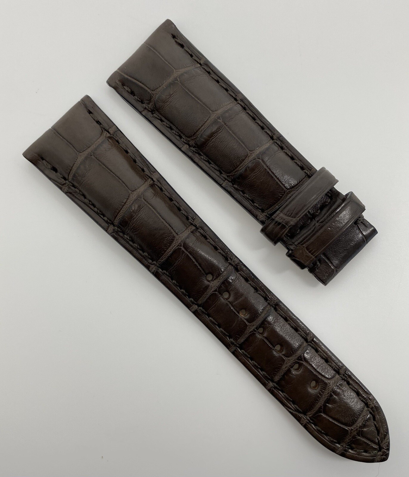 Authentic New Zenith 22mm x 18mm Brown Alligator Watch Strap Band 22 ...