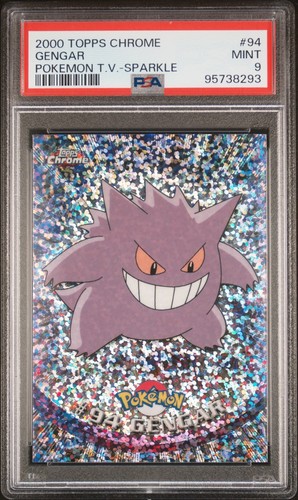 2000 TOPPS CHROME SERIES 2 GENGAR SPARKLE 94 PSA 9 | eBay