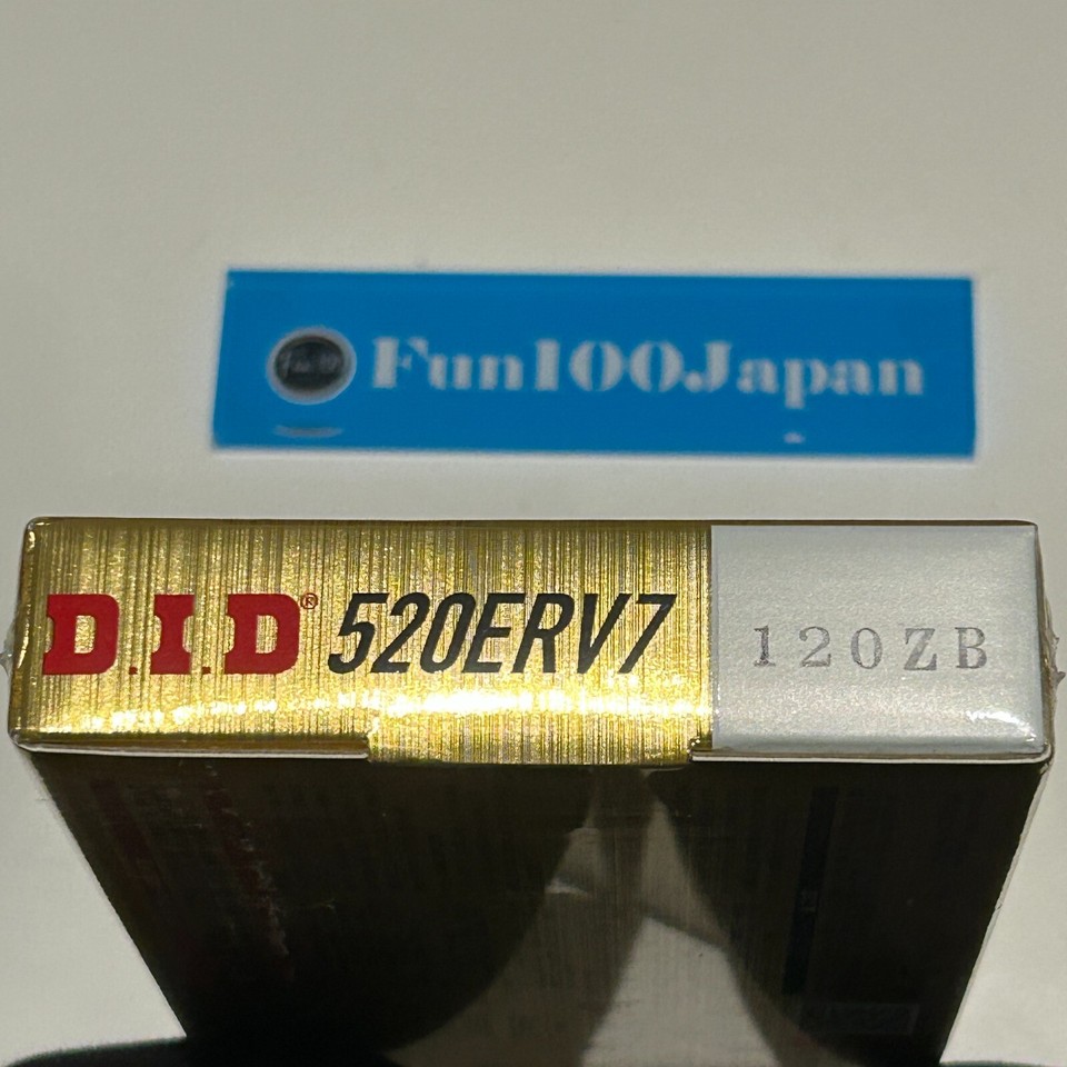 DID 520ERV7 120 ZB Link Ring Gold Motorcycle Chain Off Road Racing ...