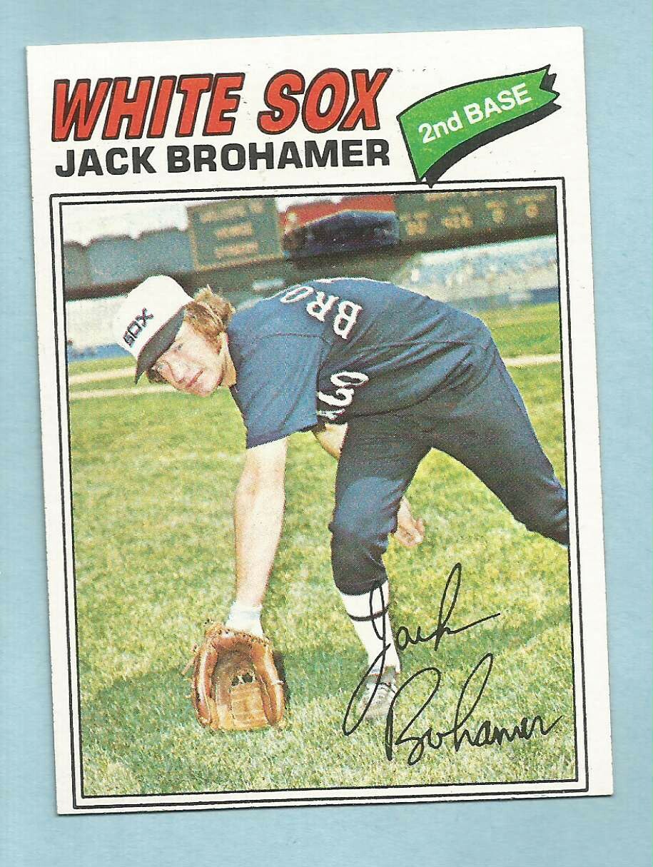 1977 Topps Baseball Jack Brohamer #293 Chicago White Sox NM/MT ** SET ...