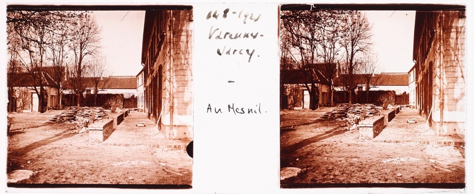 France Varennes-Jarcy Mesnil 1925 Photo Stereo Plate Glass Vintage ...