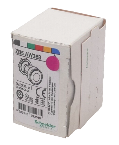 Schneider Electric Drucktaster Leuchttaster blau ZB5 AW363 | 092203 ...