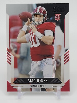 2021 Panini Score Mac Jones Rookie RC #306, New England Patriots | eBay