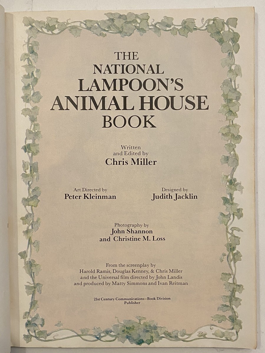 Chris Miller Animal House