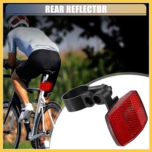 10pcs Bicycle Front Rear Reflector Kit Mountain Bike Safety Warning ...