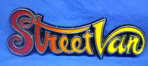 Vintage Original Mopar 1973-1978 Dodge Street Van Emblem "Vannin" WOW ...