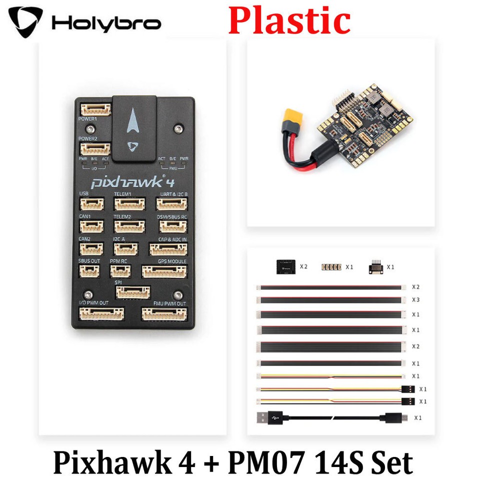HolyBro Pixhawk 4 Flight Controller with PM02 / PM07 Power Module M9N ...