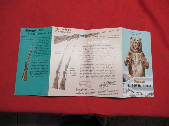 Vintage Savage Hi-Power Rifles Phamplet | eBay