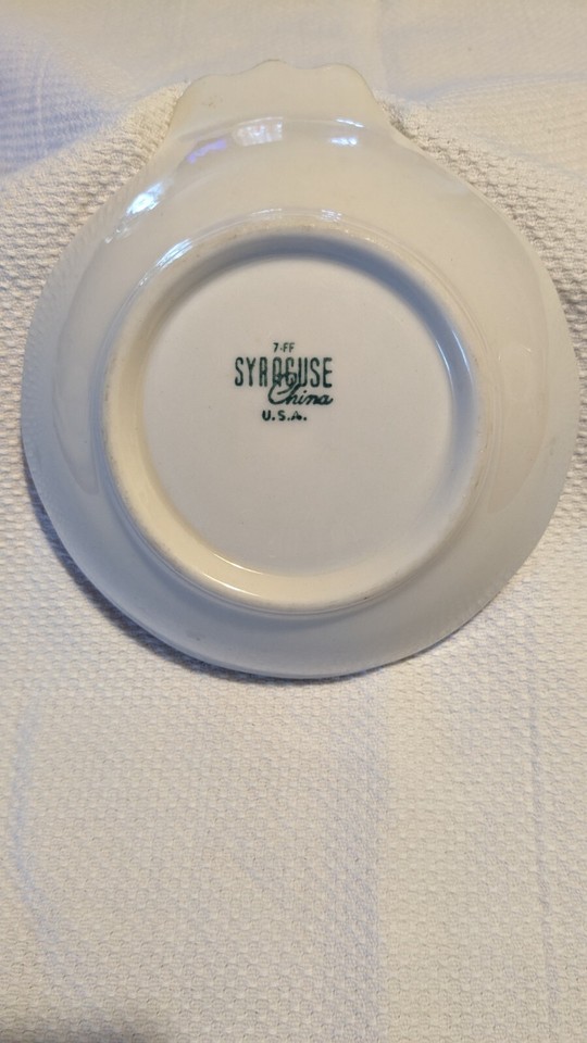 ATSF SANTA FE RR Railroad Syracuse China CALIFORNIA POPPY ONE DESSERT ...