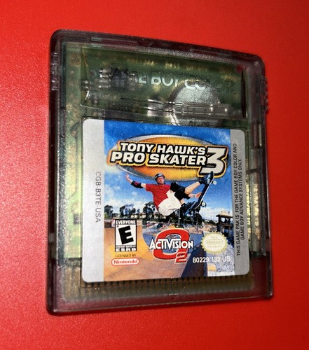 Tony Hawk's Pro Skater 3 Nintendo GameBoy Color GBC - Cartridge Only ...