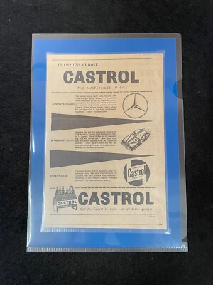 Castrol Motor Oil Ad The Age Newspaper April 1960 Original Print ...