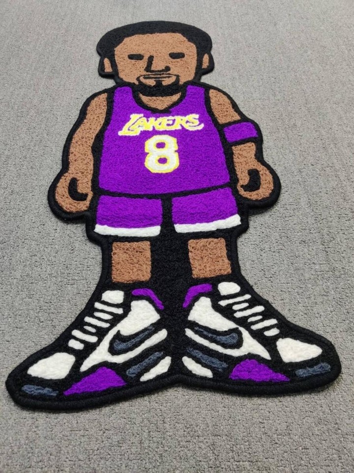 New Kobe Bryant Black Mamba Lakers Bedroom Area Runner Rugs Living Room ...