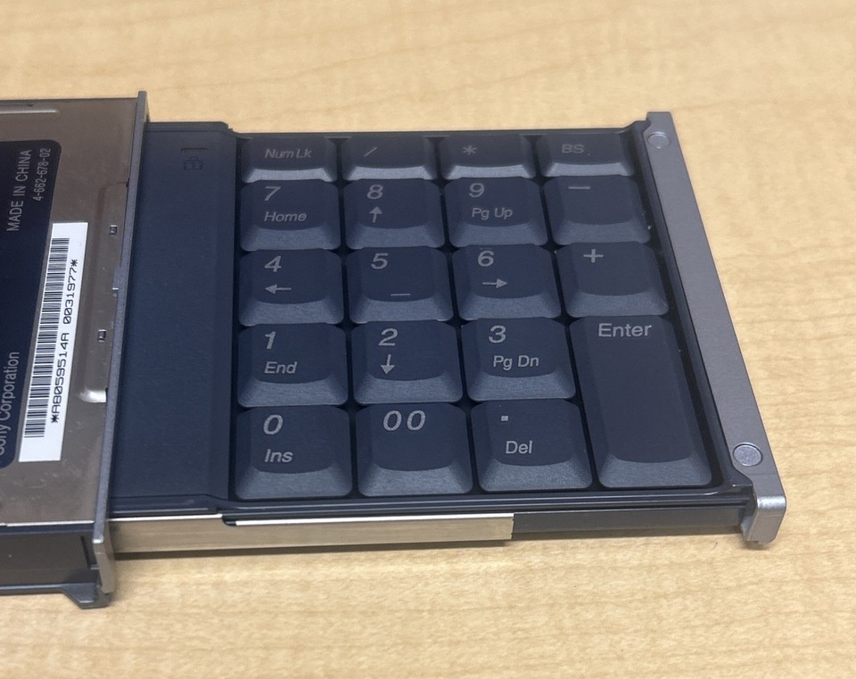 Sony VAIO PCGA-TKN1 Ten-Key Numeric Keypad MultiBay Bay Unit | eBay