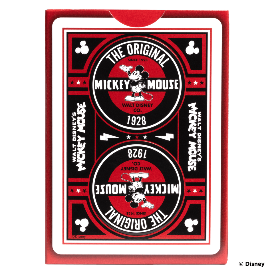 Bicycle Disney Mickey Mouse Classic NEW playing poker cards Red deck BN ...