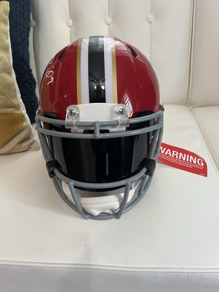 Michael Penix Jr. Signed Atlanta Falcons Speed Full Size Authentic ...