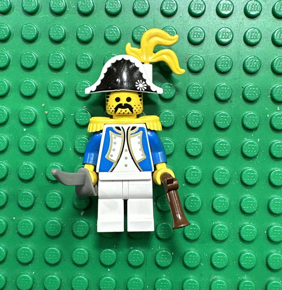 Lego Imperial Soldier Governor Minifigure Broadside Pirate Blue Coat ...