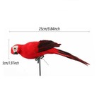 Fake Parrot Artificial Birds Model Outdoor Home Garden Lawn Tree 6Pcs ...