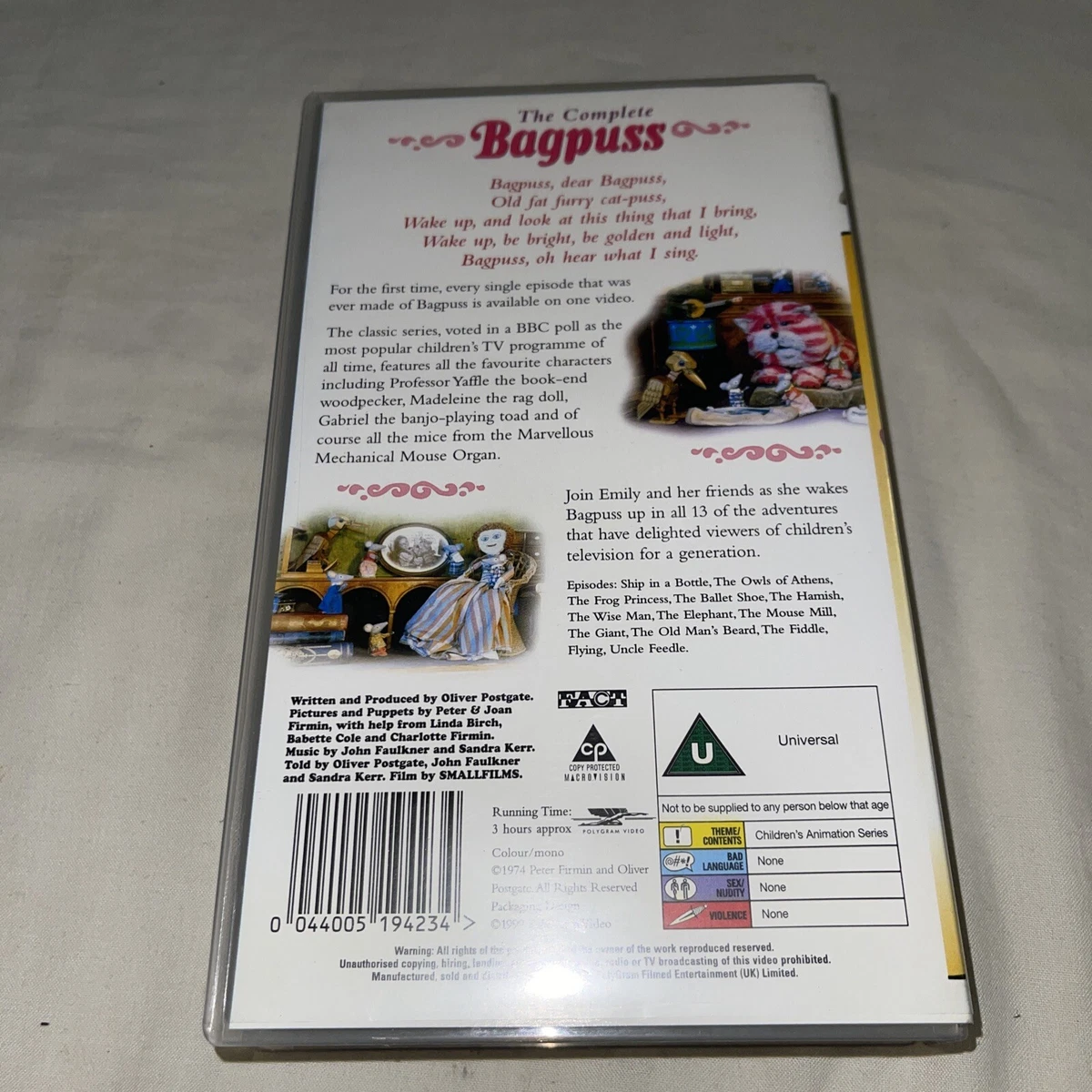 Bagpuss Vhs