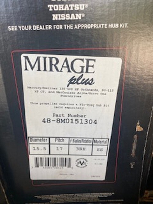 Mercury+Mirage+Plus+Propeller+48-8M0151304 for sale online | eBay
