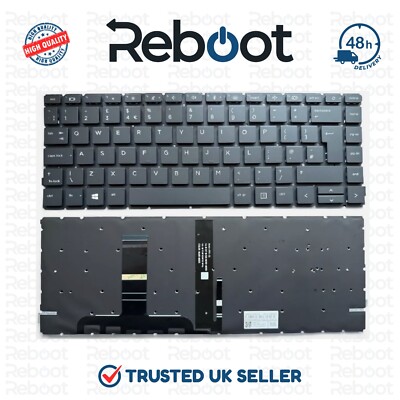 UK Keyboard HP ProBook 440 G8 G9 445 G8 G9 650 G8 Laptop V195246EK1 ...