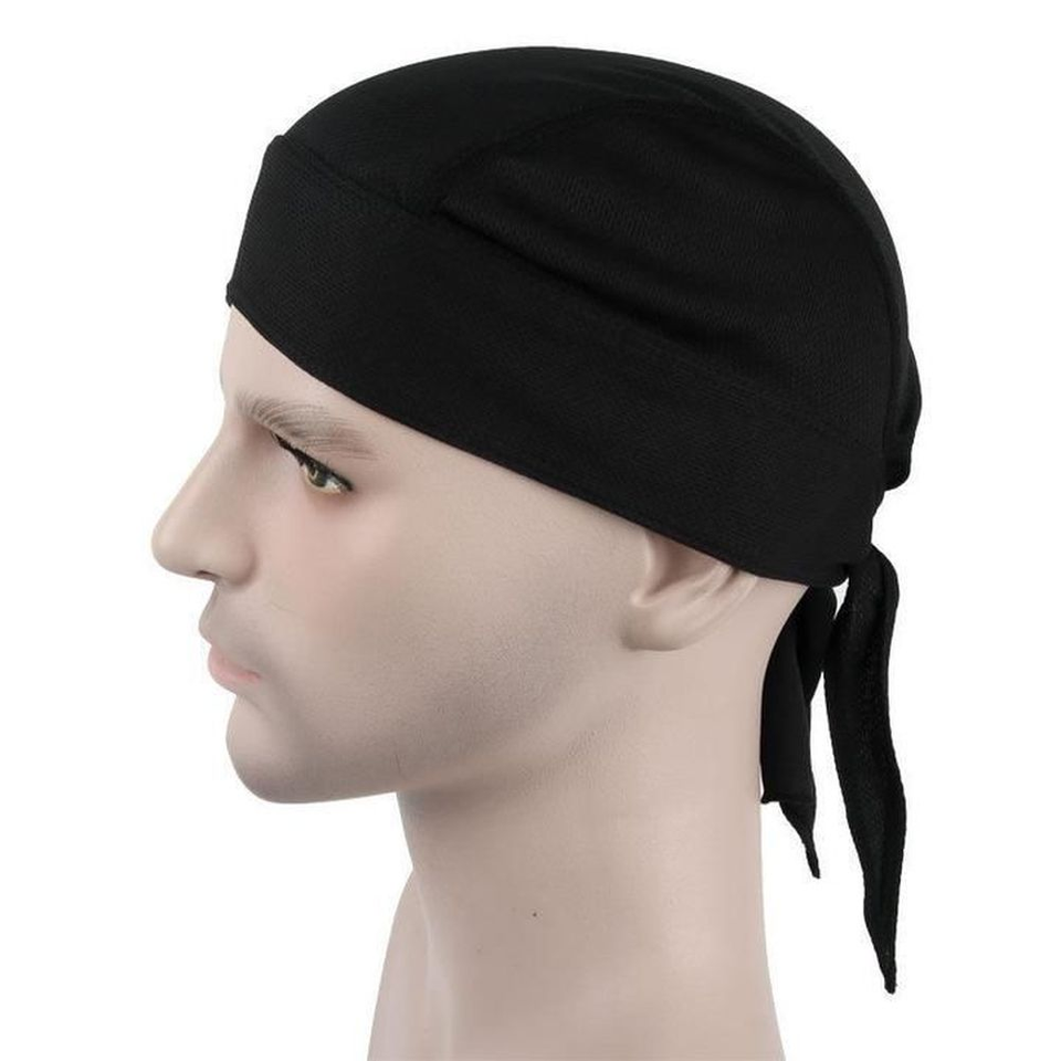 Outdoor Headwear Head Wrap Sweat Wicking Cap Motorcycle Biker Bandana ...