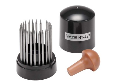 Wave Hobby Tool Series HG Micro Rivet Punch 23-Piece Set for Model Kits ...