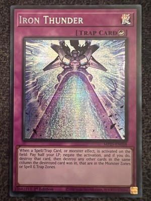 Yugioh Iron Thunder MP25-EN058 Prismatic Secret Rare 1st Edition NM | eBay