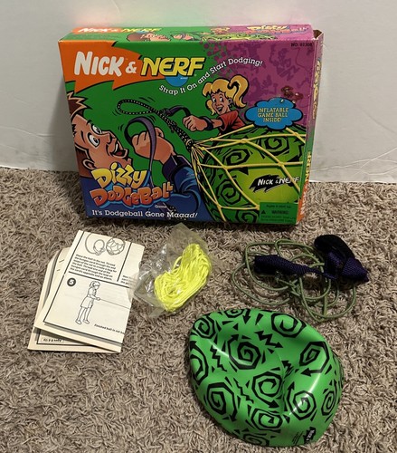 Vintage Nickelodeon 90's Nick & Nerf Dizzy Dodgeball w/ Box | eBay