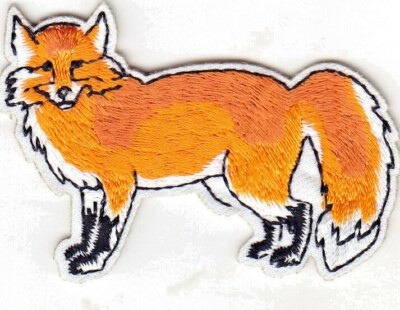 FOX Iron On Patch Forest Animal Zoo | eBay