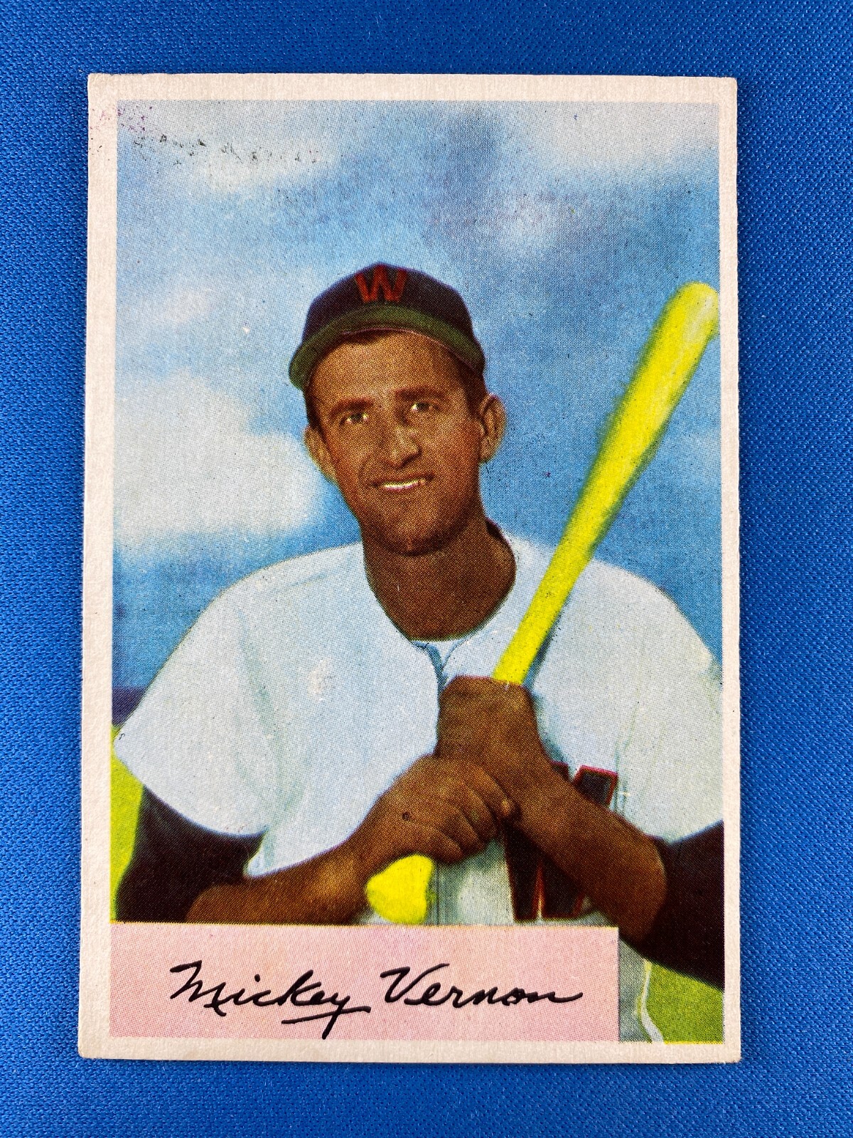 1954 Bowman Baseball Mickey Vernon #152 Washington Senators MLB | eBay