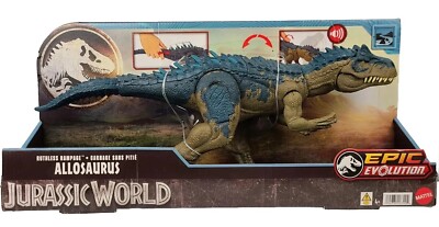 Jurassic World Epic Evolution Ruthless Rampage Allosaurus w/Sounds New ...