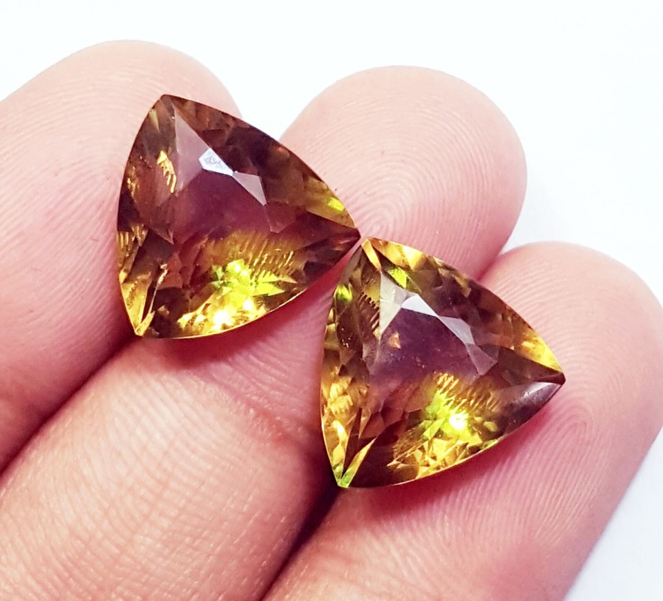 Loose Gemstones Alexandrite Color Changing Trillion Shape 20 Ct Certified L722 | eBay