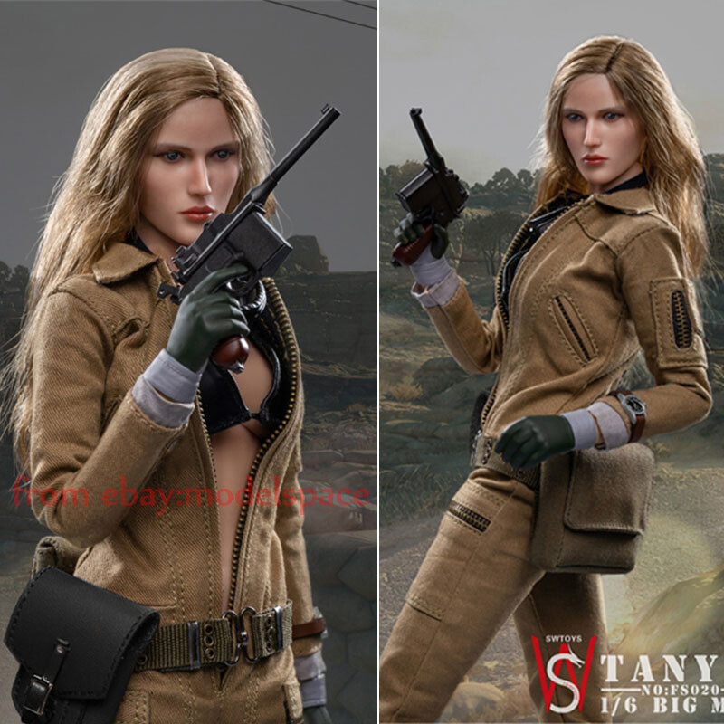 SWTOYS 1/6 Metal Gear Solid EVA FS020 Female Figure Set movable doll ...